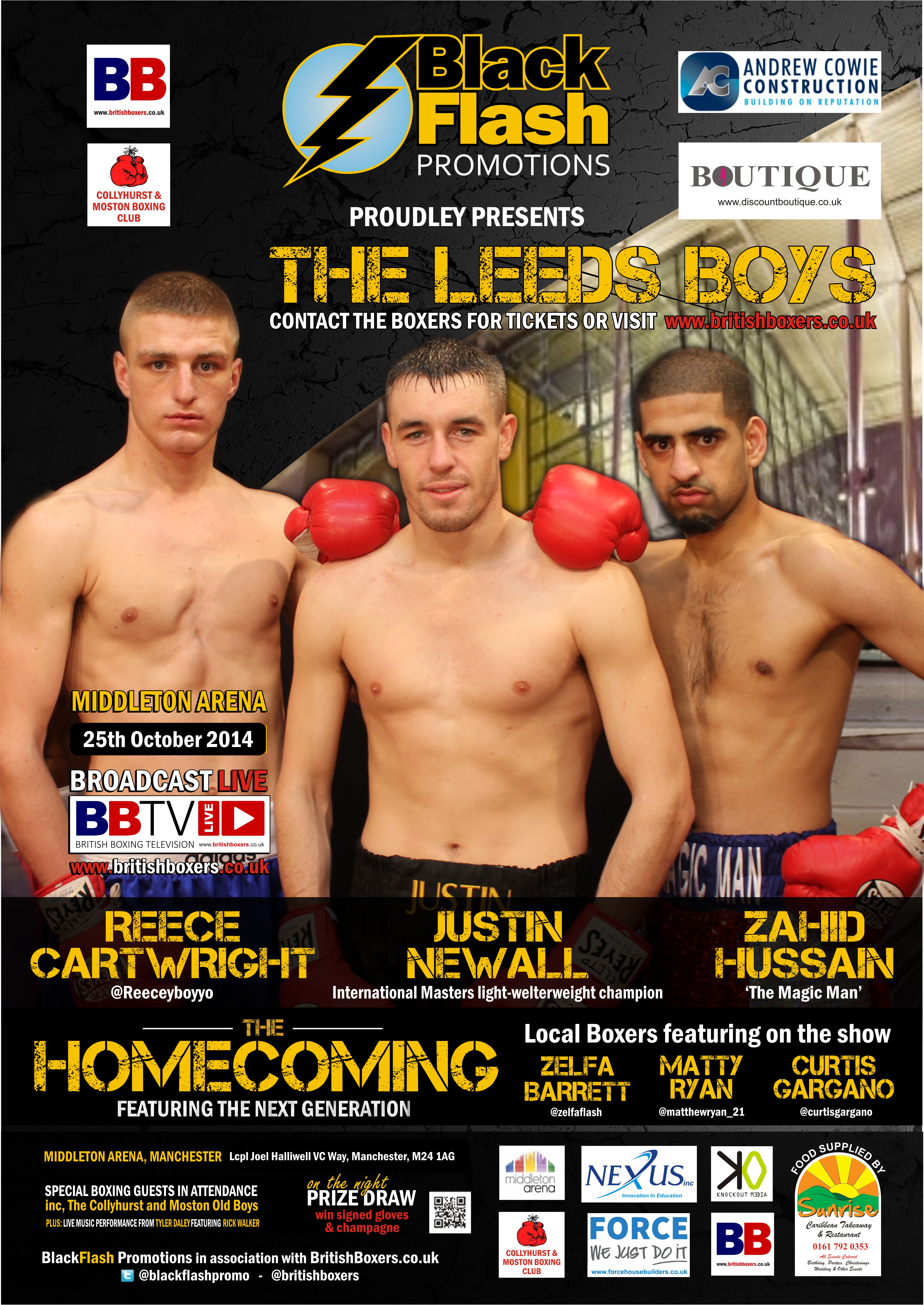 The leeds boys black flash promo – British Boxing BBTV