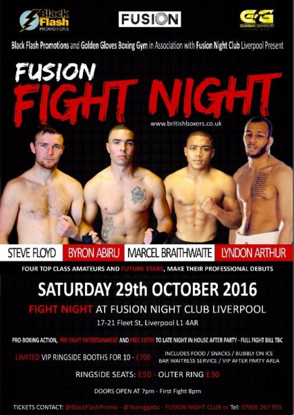 Fusion ‘Fight Night’ Liverpool October 29th – British Boxing BBTV