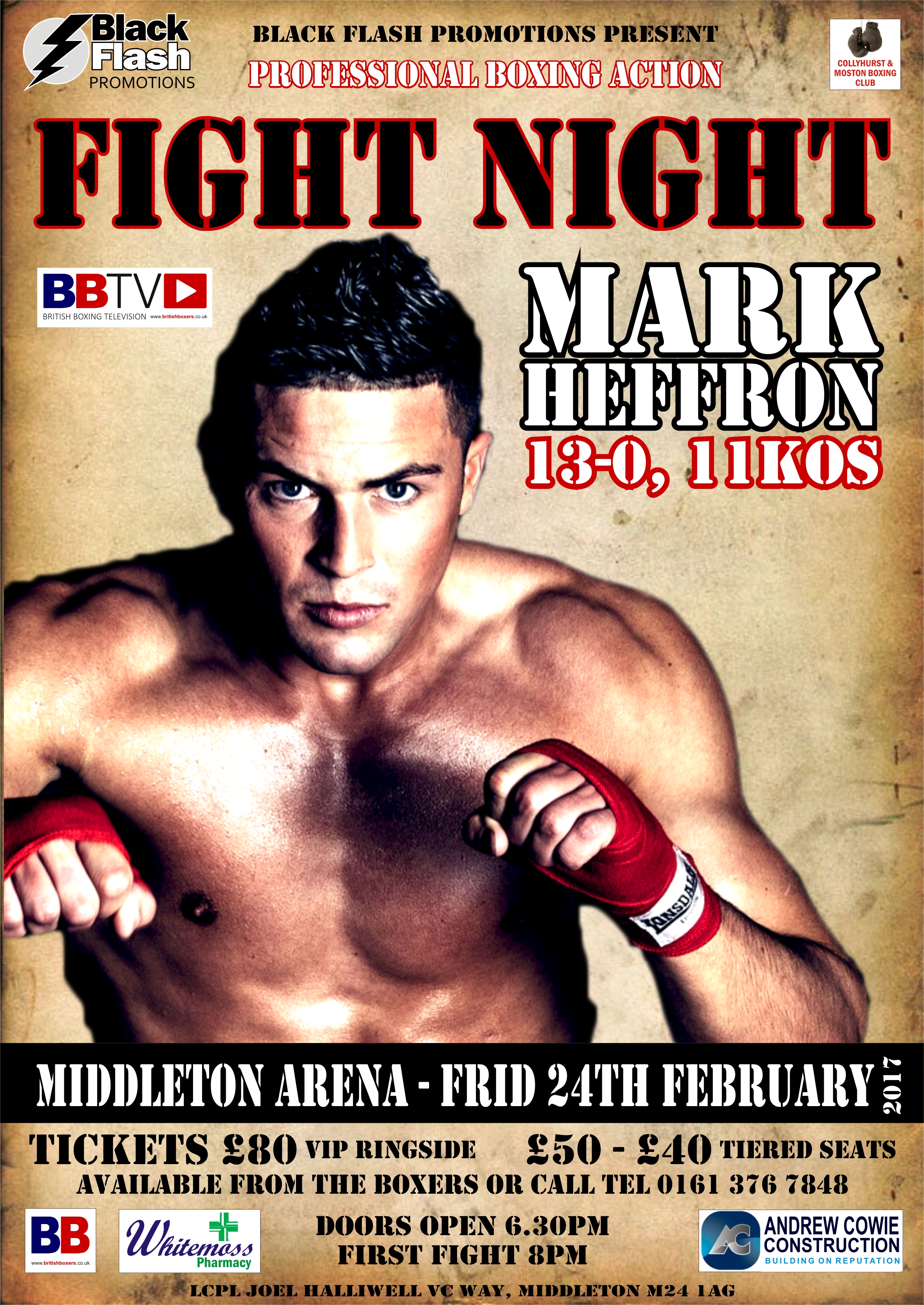 mark heffron poster – British Boxing BBTV