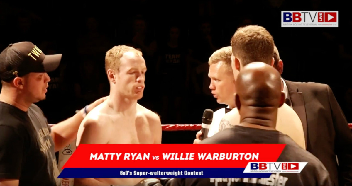 VIDEO: Matty Ryan Vs Willie Warburton II – BBTV – British Boxing BBTV