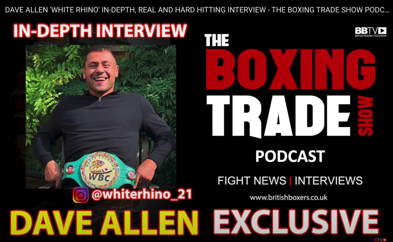 The Boxing Trade Show: Dave Allen on what’s next for him, ‘Instagram ...