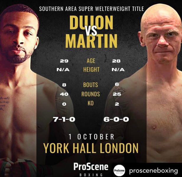 Preview: Southern Area title on the line as Dujon and Martin come ...