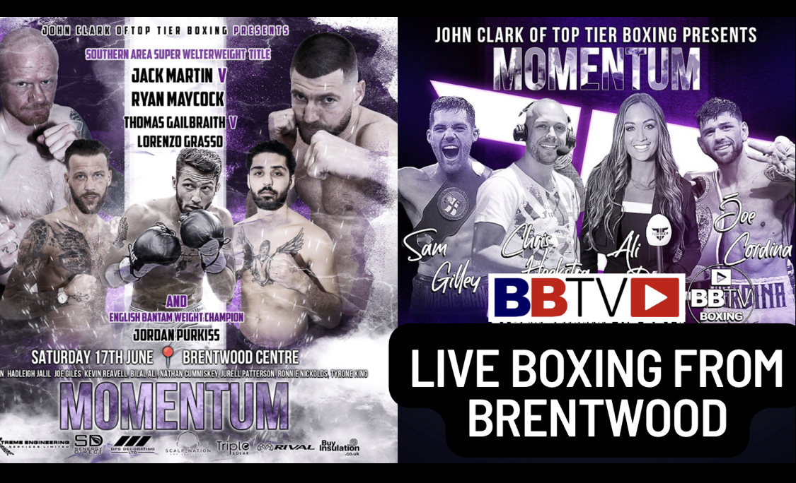 Watch LIVE FREE Boxing tonight on BBTV English and Southern area fights ...